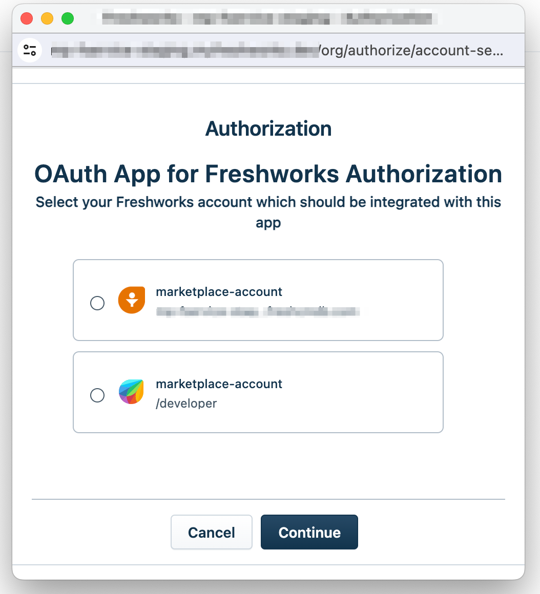 Freshworks Developer Docs App User Journey Install And Use An Oauth App